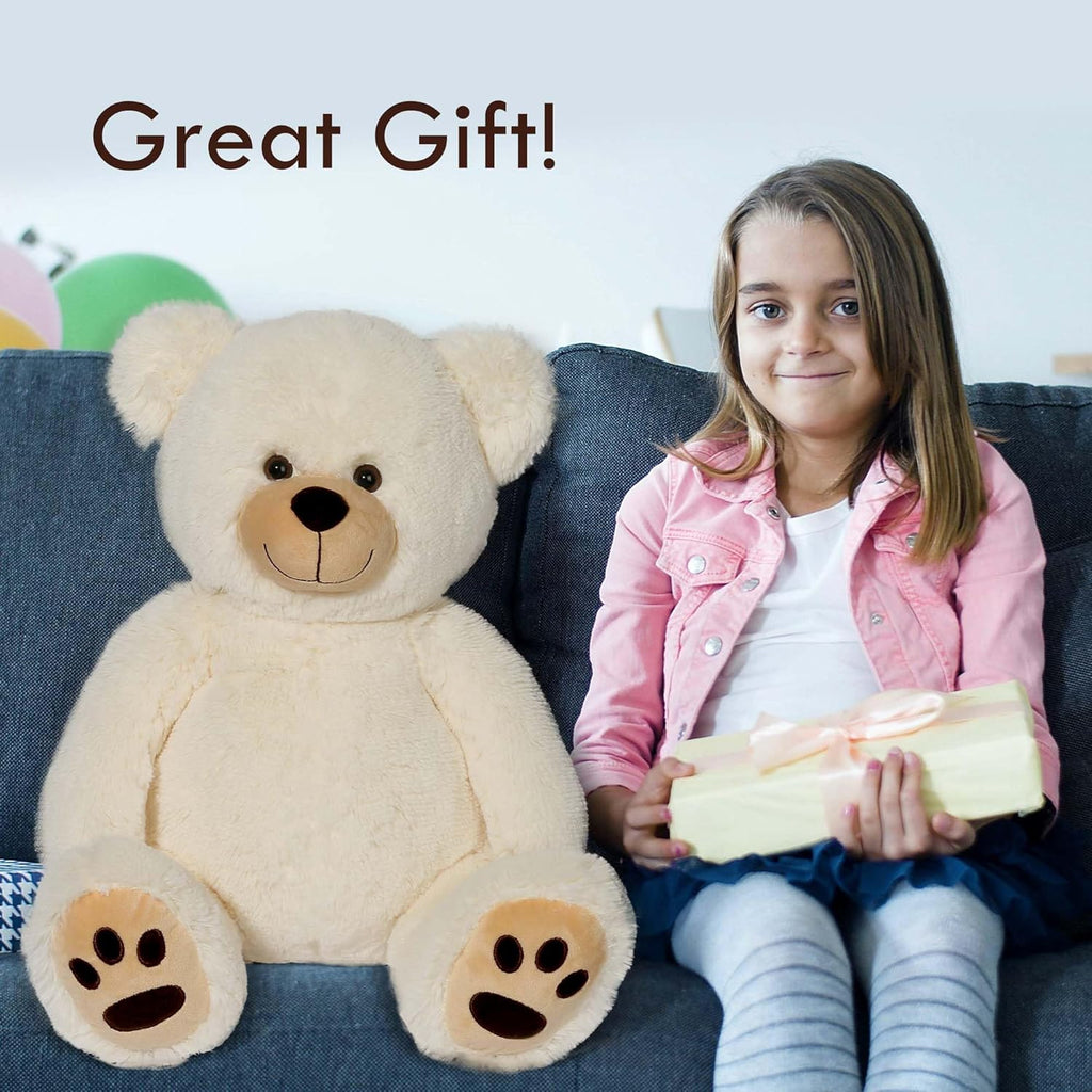 20-Inch Plush Teddy Bear Toy with Footprints - Ideal Gift for Children ...